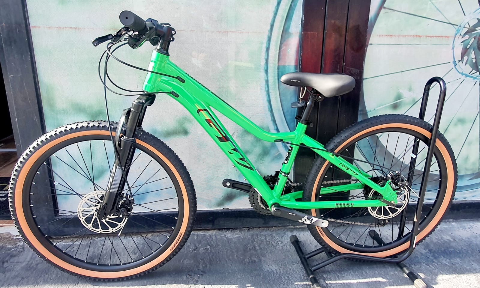 BICICLETA MTB GW MONKEY RIN 24 MARCO EN ALUMINIO 21VEL NIÑOS - Nitrobikes